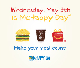 #McHappy Day is Wednesday May 8th - Mama Bear's Haven
